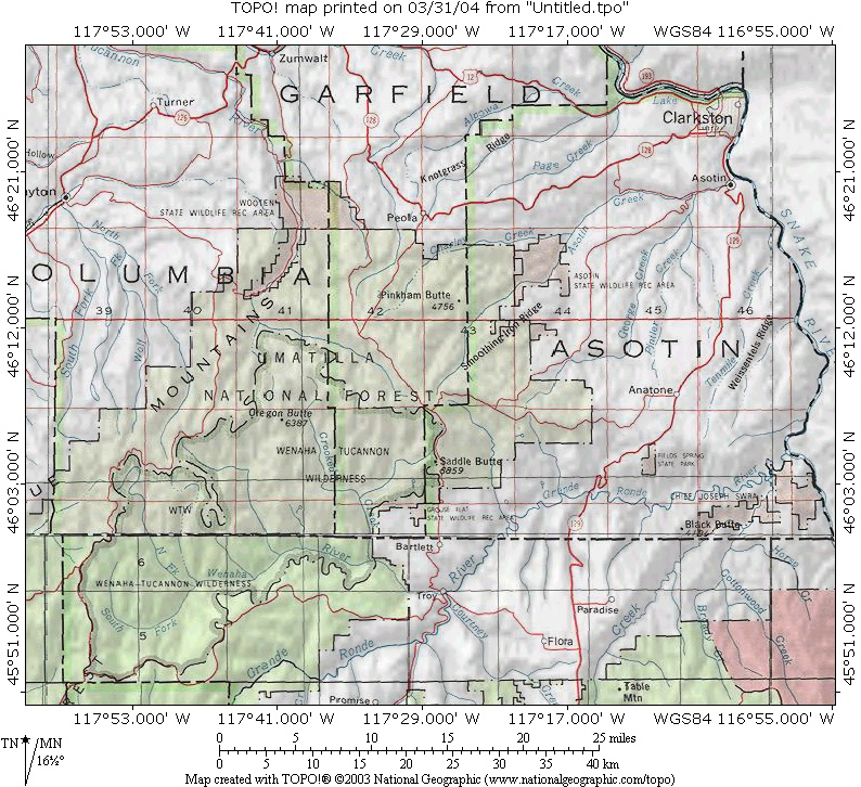 Wenaha River, Eastern Oregon - trailsnw.com